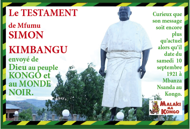 Le TESTAMENT DE MFUMU KIMBANGU à 100 ans | Malaki ma Kongo